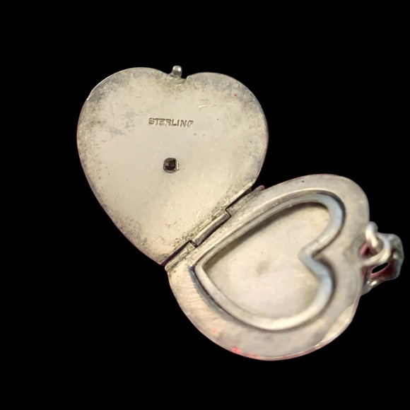 Vintage | Jewelry | 94s Stamped Sterling Silver Wwii Sweetheart Locket ...